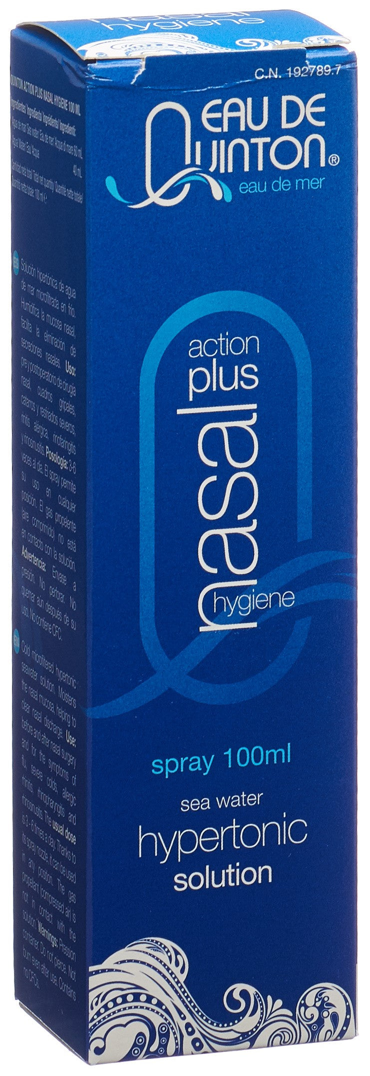 Quinton Hypertonique Spray Nasal Décongestionnant 100 ml – Aceda